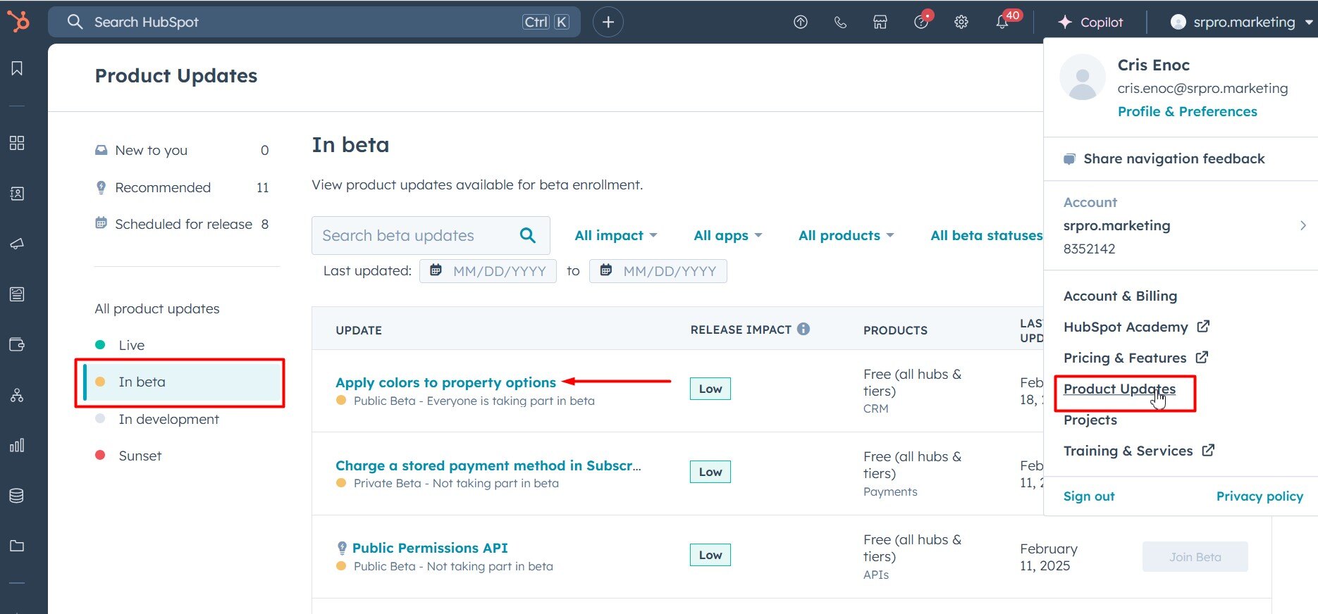 New in HubSpot: Make Your Data Pop with Color-Coded Property Options!